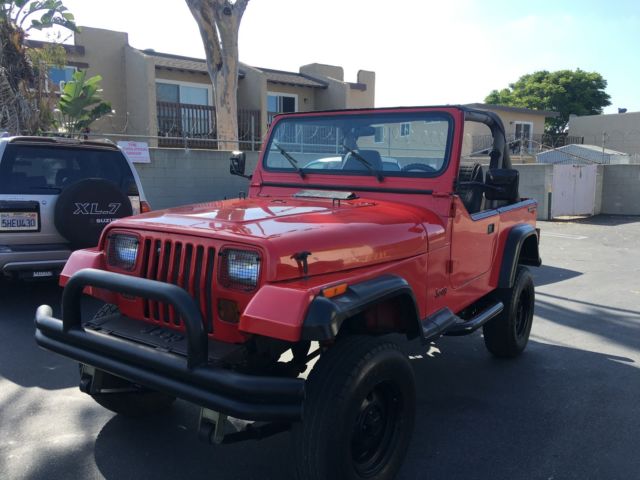 '89 Jeep Wrangler S 2.5 L 4x4 5 speed - Classic Jeep Wrangler 1989 for sale