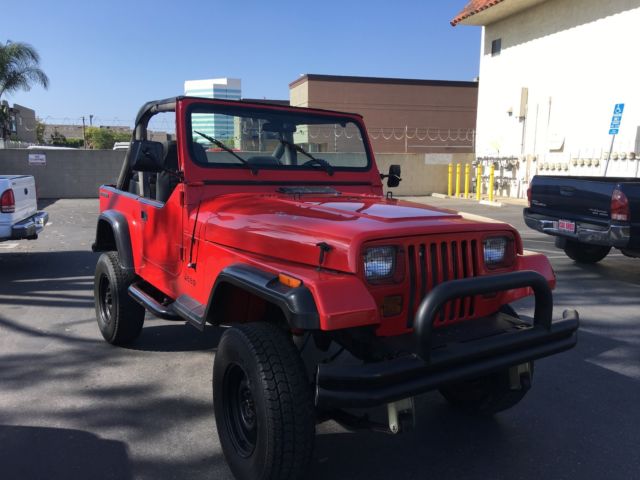 '89 Jeep Wrangler S 2.5 L 4x4 5 speed - Classic Jeep Wrangler 1989 for sale