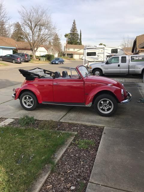 1668 Vw Beetle Classic Convertible - Classic Volkswagen Beetle ...