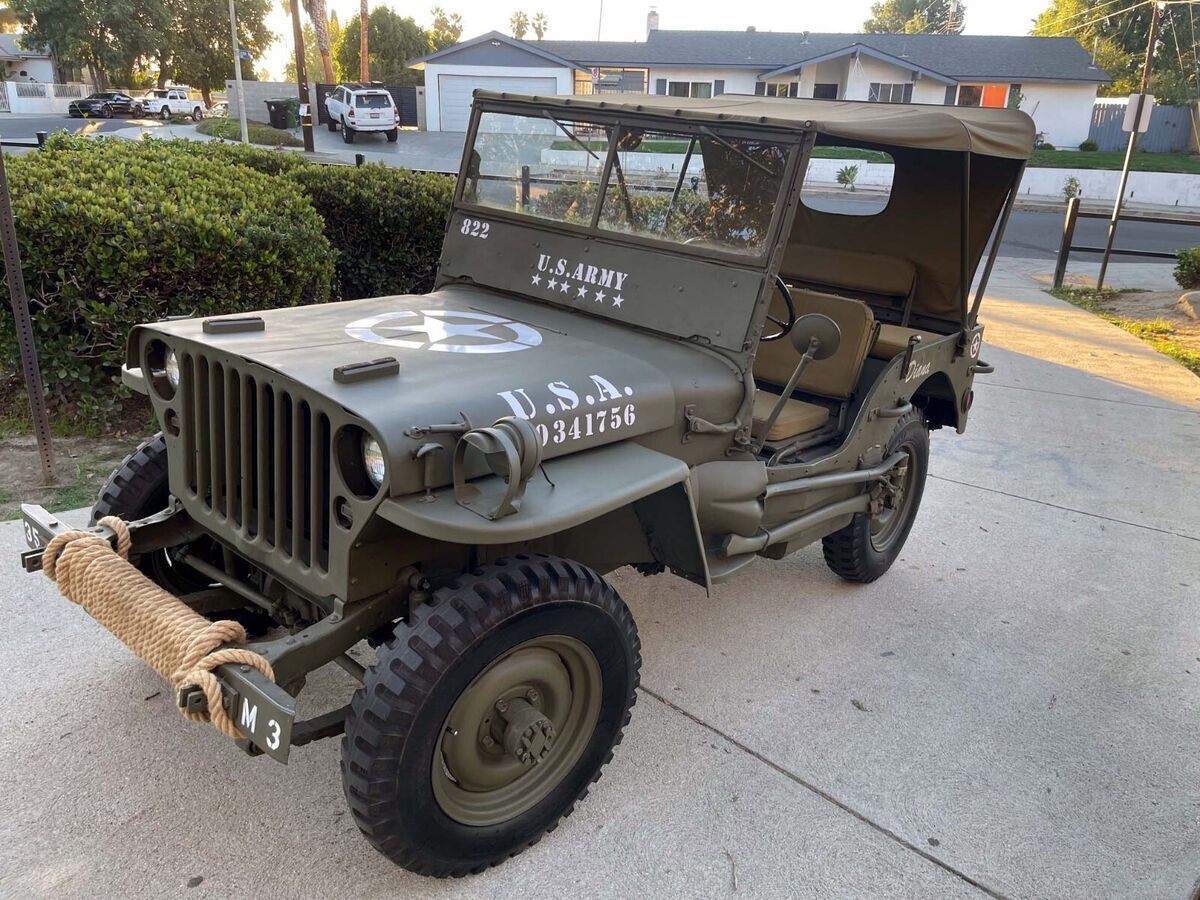 1942 Ford GWP Willys Jeep 4x4 WW2 Military Style MB - Classic Willys MB 1942 for sale