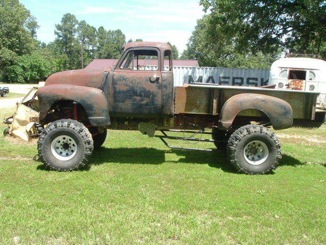 1953 CHEVROLET TRUCK--PROJECT--RAT ROD--4X4 - Classic Chevrolet Other ...