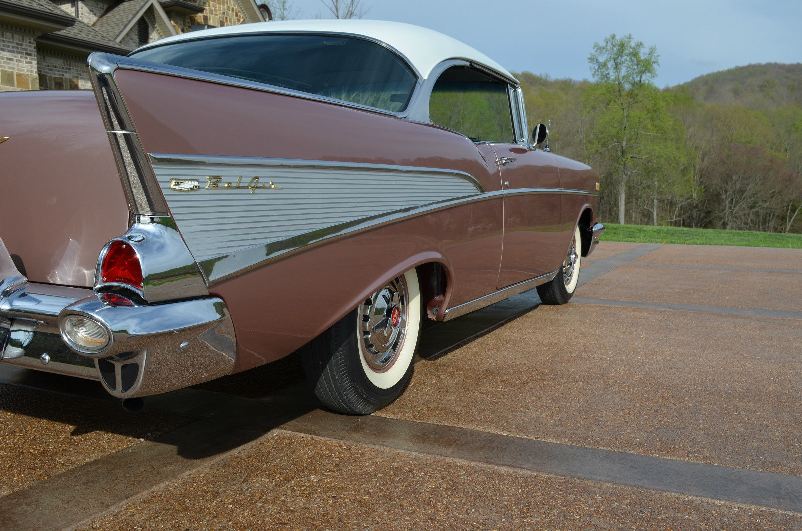 1957 Chevrolet Bel Air 2 Door Hardtop 4.6L 283 CID 220 HP 4 Bbl ...
