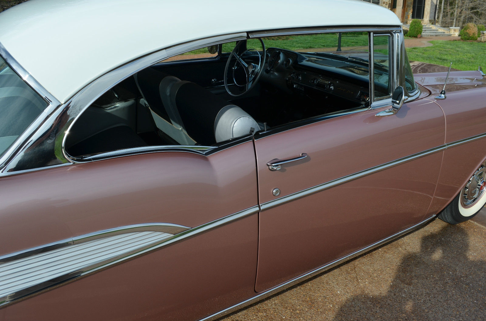 1957 Chevrolet Bel Air 2 Door Hardtop 4.6L 283 CID 220 HP 4 Bbl ...