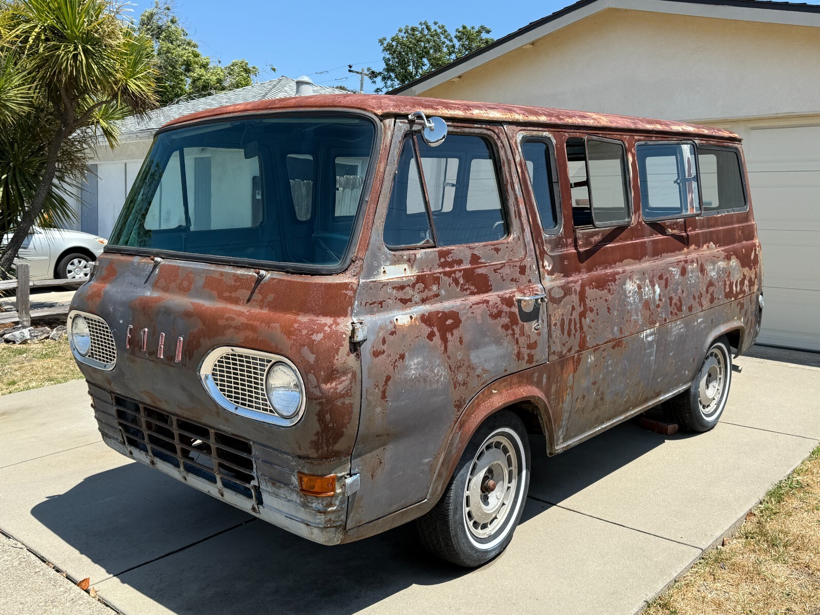 1964 Ford Econoline Falcon Deluxe Club Wagon E100 Van 200 Cubic Inch Engine - Classic Ford E ...