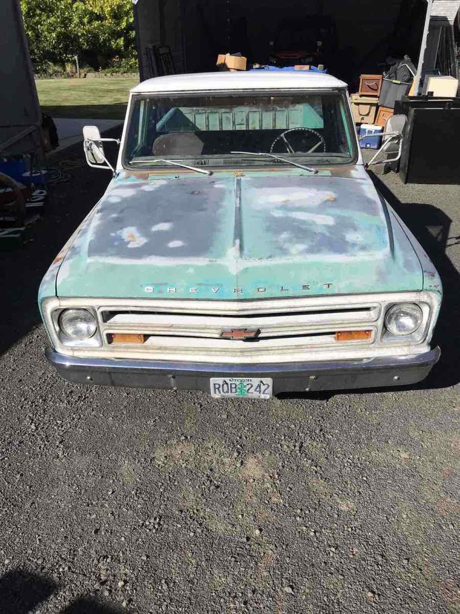 1968 Chevrolet C10 Blue RWD 396 turbo 400 AC - Classic Chevrolet C10 ...
