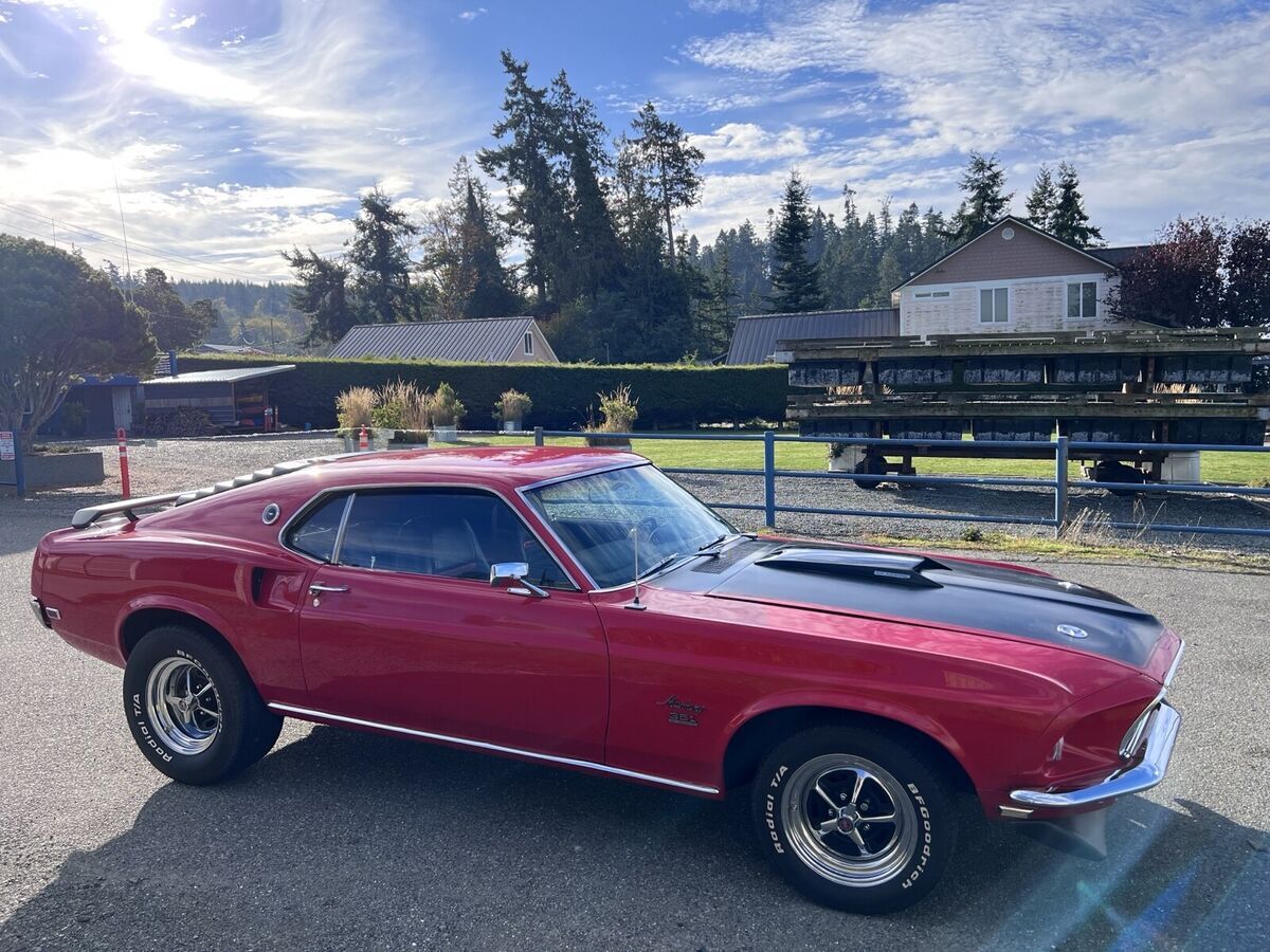 1969 Ford Mustang Red Fastback - Classic Ford Mustang 1969 for sale