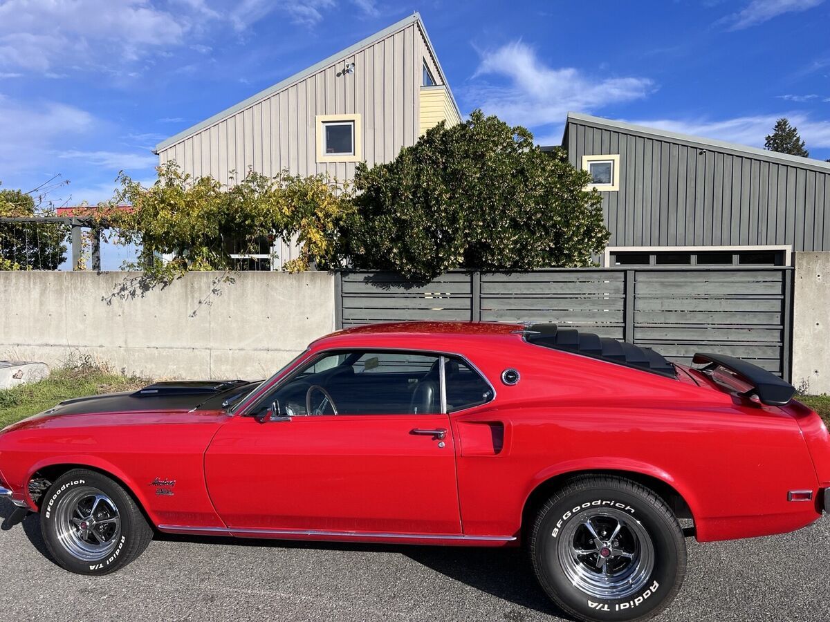 1969 Ford Mustang Red Fastback - Classic Ford Mustang 1969 for sale
