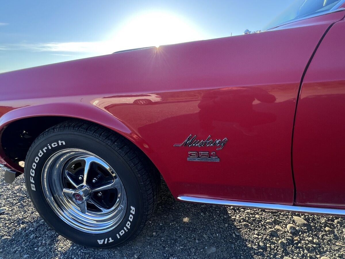 1969 Ford Mustang Red Fastback - Classic Ford Mustang 1969 for sale