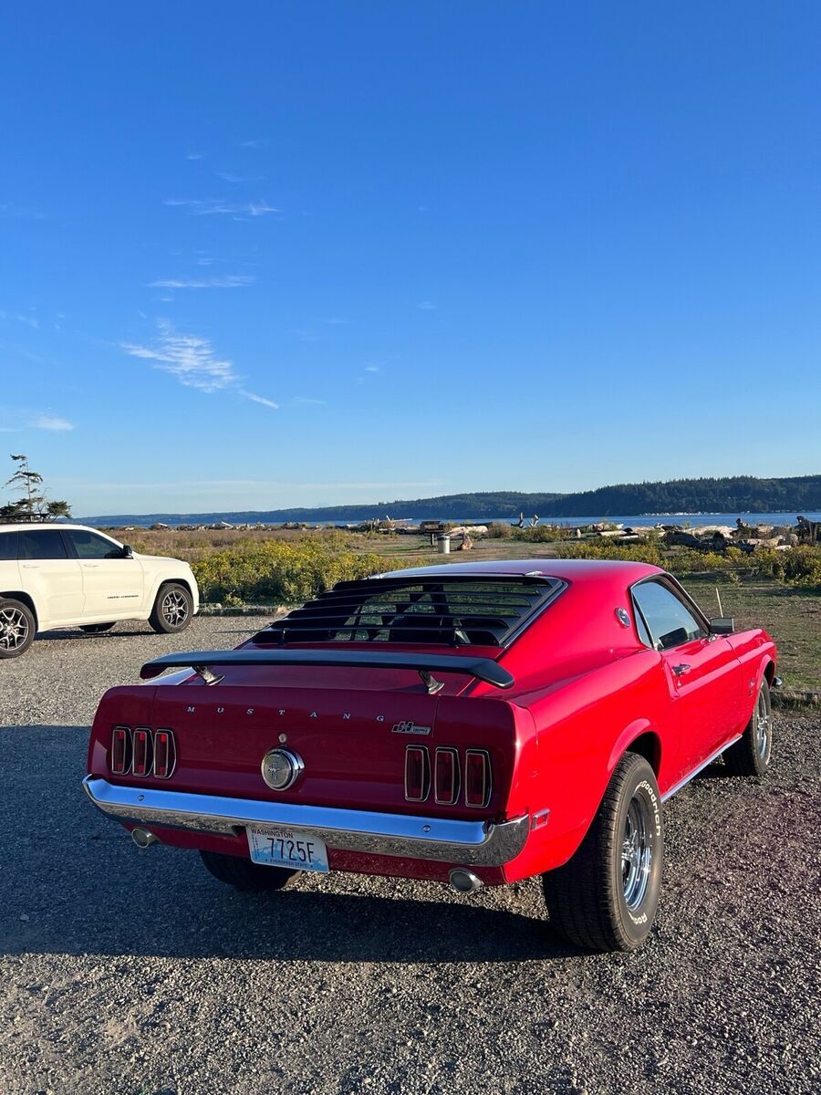1969 Ford Mustang Red Fastback - Classic Ford Mustang 1969 for sale