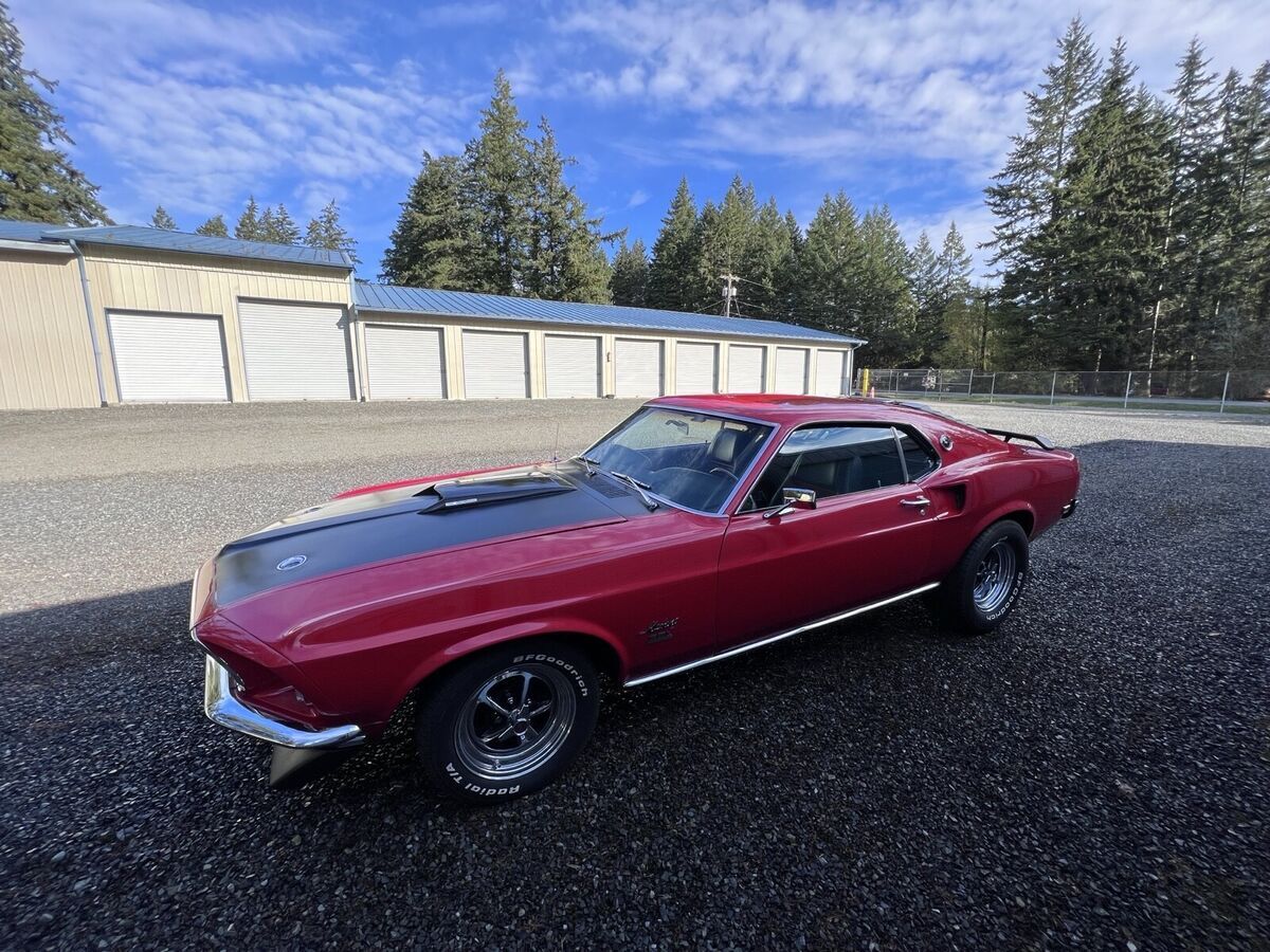 1969 Ford Mustang Red Fastback - Classic Ford Mustang 1969 for sale