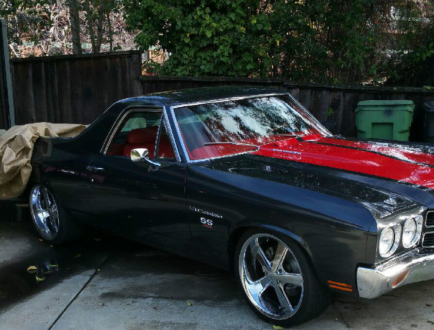 1971 Custom Paint GREY/RED 454 SS CLONE - Classic Chevrolet El Camino ...