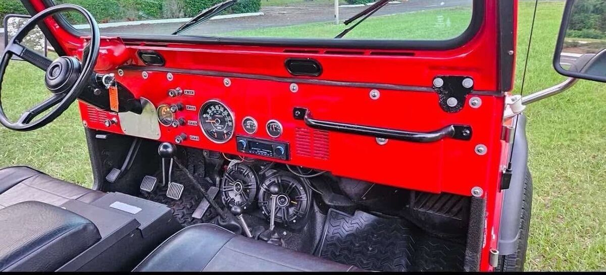 1973 Jeep CJ 5 Convertible Red - Classic Jeep CJ for sale