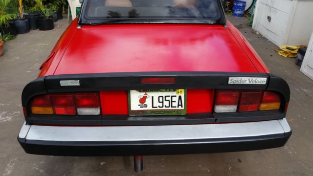 1986 alfa romeo spider-w hard top!!!!!!!!!!! - Classic Alfa Romeo ...
