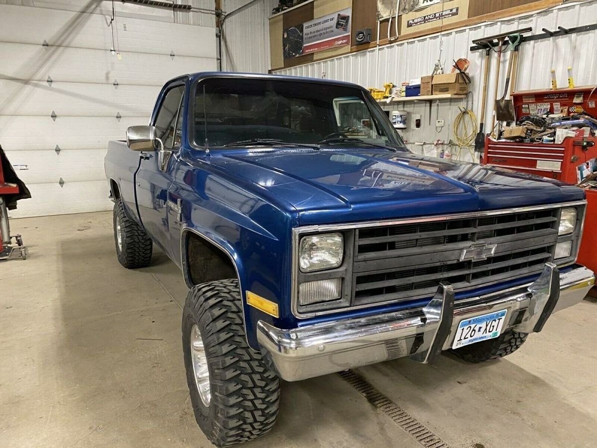 1986 Chevrolet K10 0 Blue 4 Spd - Classic Chevrolet Other Pickups 1986 ...
