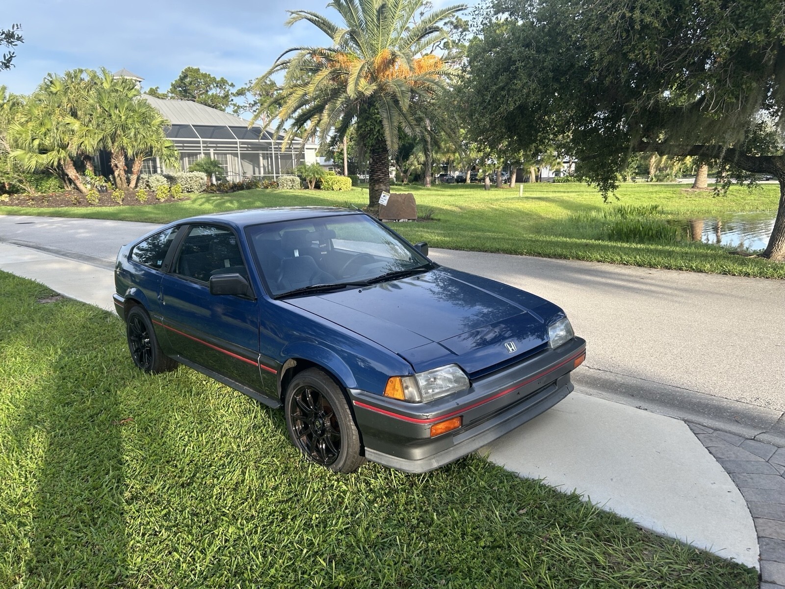 1986 Honda Civic Coupe Blue 1500 CRX - Classic Honda Civic 1986 for sale