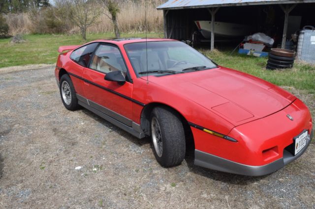 1986 Pontiac Fiero GT 2.8L All Original #'s matching car. - Classic ...