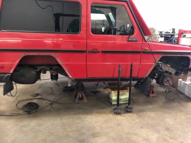 1987 2 door G Wagon Rolling Chassis Custom Bagged RARE No motor or ...