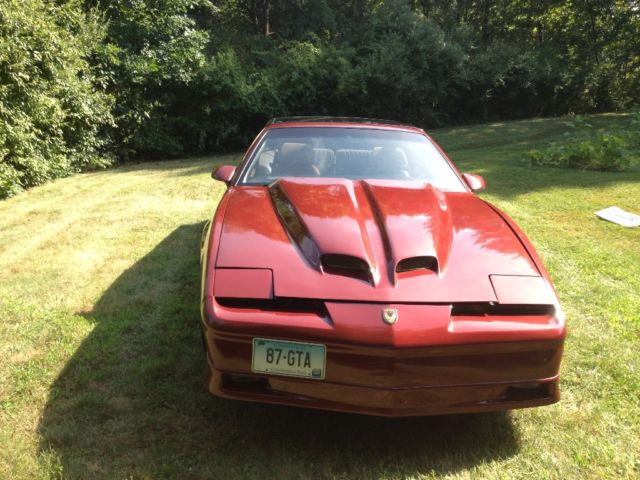 1987 Pontiac Trans Am GTA Ram Air Gold and Deep Red - Classic Pontiac ...