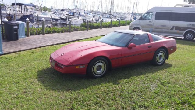 1987 Red C4 Corvette Coupe - Classic Chevrolet Corvette 1987 for sale