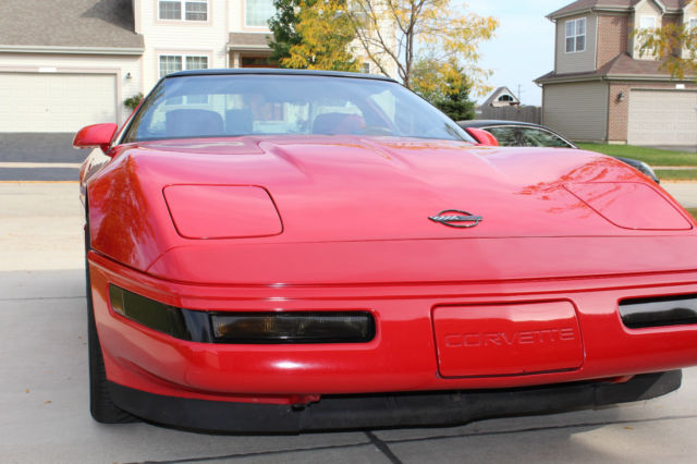 1991 Corvette Red on Red ZR-1 ZR1 - Classic Chevrolet Corvette 1991 for ...