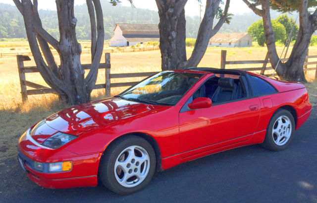 1991 Nissan 300ZX Red T-top 5 speed - Classic Nissan 300ZX 1991 for sale