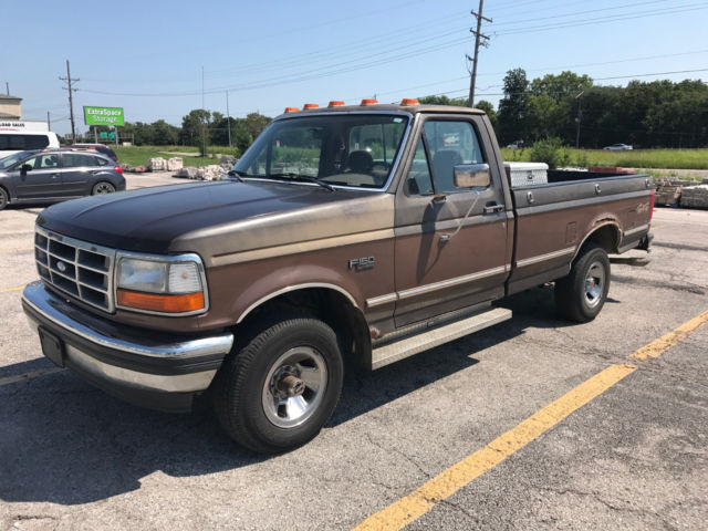 1993 Ford F-150 XLT 4x4 Brown Truck 142k miles - Classic Ford F-150 ...