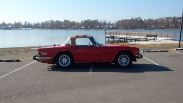 2 Door convertable roadster with overdrive - Classic Triumph TR-6 1974 ...