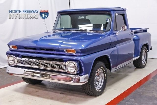 66 C-10 Apache Blue Auto 305 V8 3 Speed Automatic - Classic Chevrolet C ...