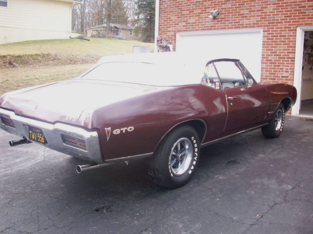 68 GTO 4-Speed Convertible - Classic Pontiac GTO 1968 for sale
