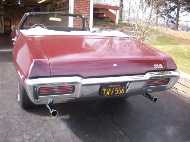 68 GTO 4-Speed Convertible - Classic Pontiac GTO 1968 for sale