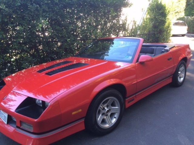 89 Chevy Convertible IROC Z 82155 Miles V8 RWD Manual - Classic ...