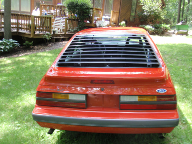 Beautiful Hatchback Red 5sp All Original - Classic Ford Mustang 1986 ...