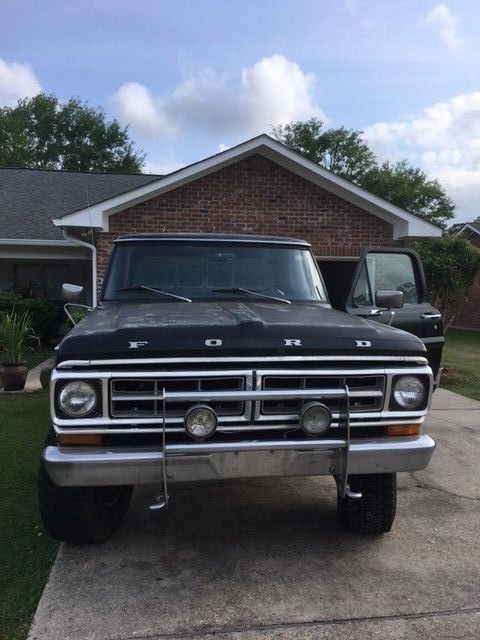 Black 1972 Ford Ranger XLT (F-250); Automatic; LWB; 2WD - Classic Ford ...