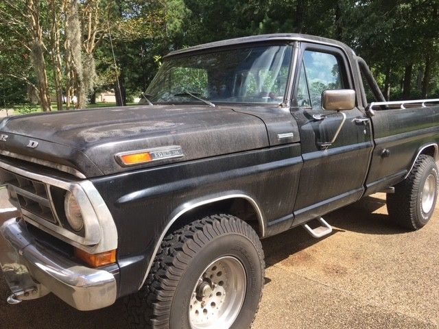 Black 1972 Ford Ranger XLT (F-250); Automatic; LWB; 2WD - Classic Ford ...