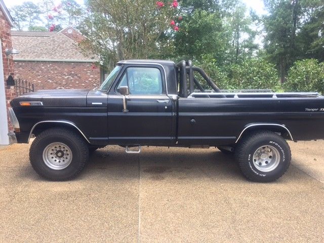 Black 2WD 1972 Ford Ranger XLT (F-250); Automatic; LWB; BUMP - Classic ...