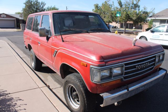 fj60 ,1988, Landcruiser, red, 4x4, rear hatch - Classic Toyota Land ...
