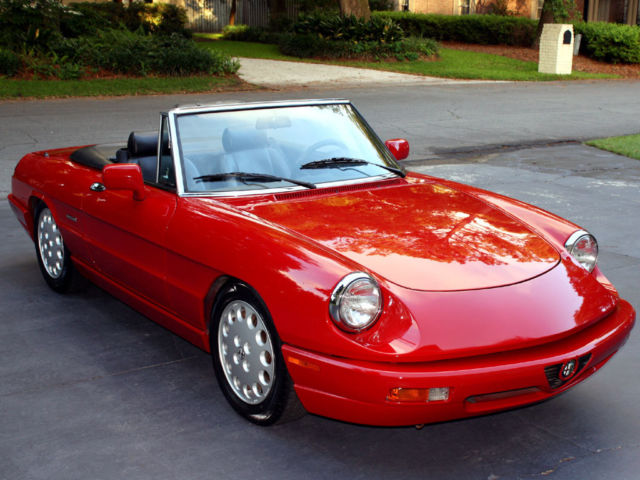 INCREDIBLE 1992 SPIDER VELOCE, 46,549 ORIGINAL MILES, NEW TOP, ORIGINAL ...