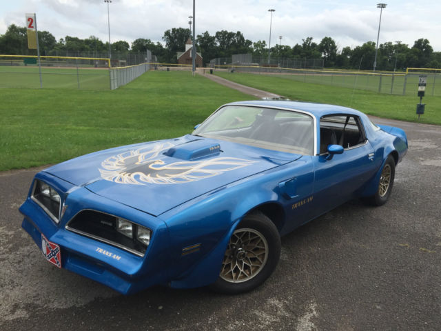 Martinique Blue 4 Speed - Classic Pontiac Trans Am 1977 for sale
