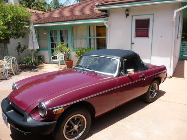 MGB convertible, 2 doors, good body and engine, with accessories - Classic MG MGB 1979 for sale