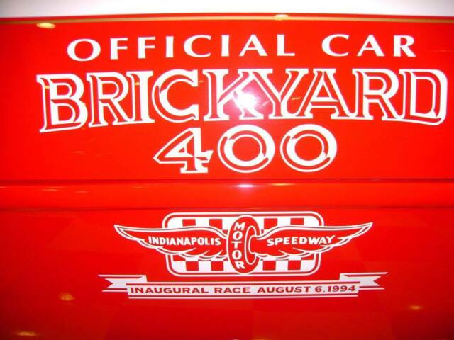 ONLY 426 MILES !!!!--1994 "INAUGURAL" Brickyard 400 Offical Car ...