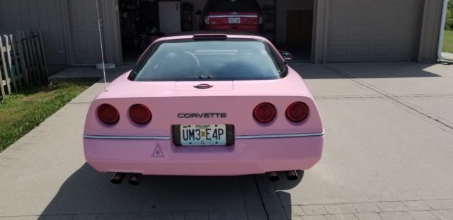 PINK Corvette--1987 - Classic Chevrolet Corvette 1987 for sale