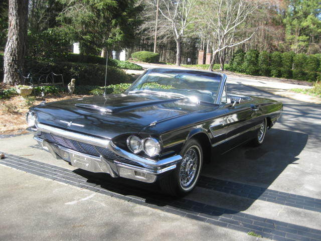 RARE ORIGINAL '65 T'BIRD CONVT. TRIPLE BLACK & FACTORY A/C - Classic ...