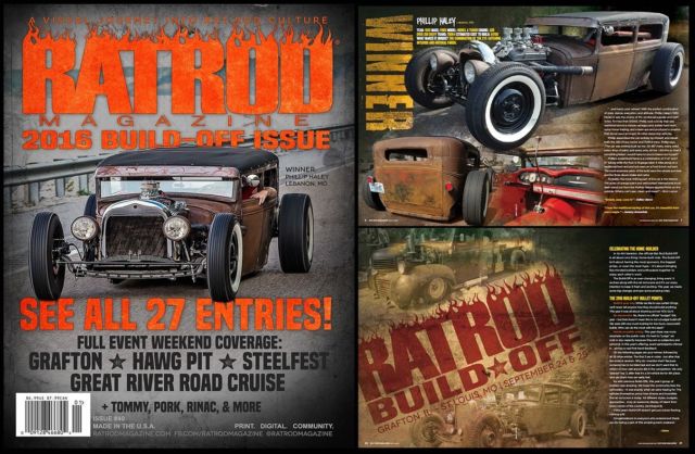 Rat Rod Mag Build-off WINNER/Cover Car - Classic Ford Model A 1930 for sale