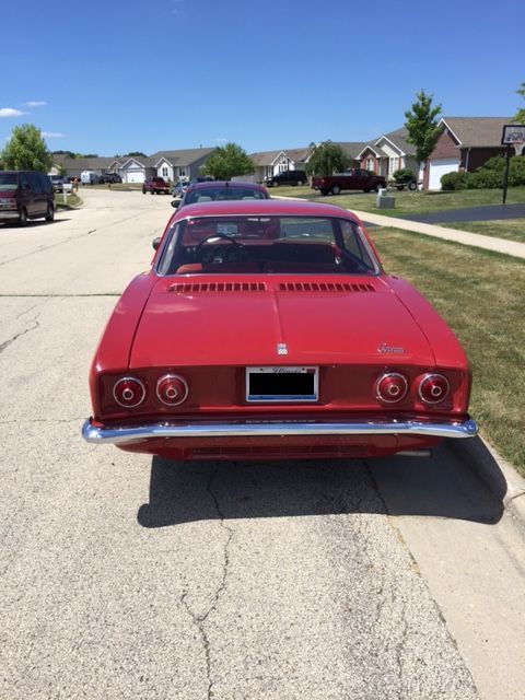 Red- 2 Door Chevrolet Corvair - Classic Chevrolet Corvair 1966 for sale