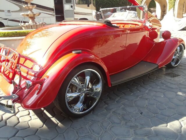 Red Hot Rod 34 Ford Cabriolet - Classic Ford Cabriolet 1934 for sale