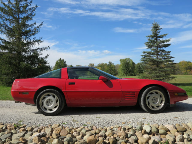 True Z07 with automatic transmission. Red/Red. - Classic Chevrolet ...