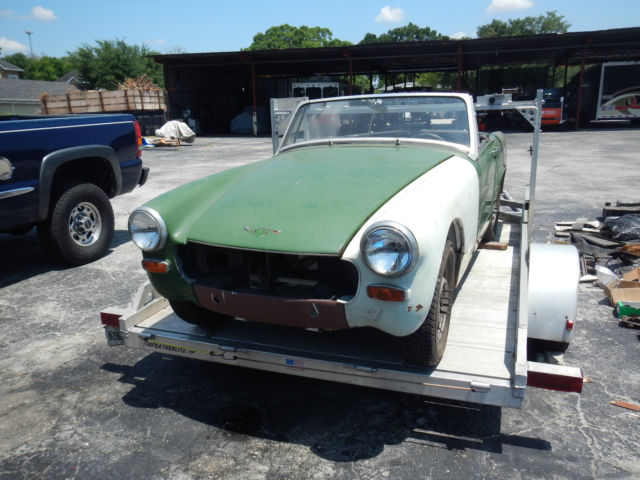 Unfinished Race Car Project - Classic Austin Healey Sprite 1967 for sale